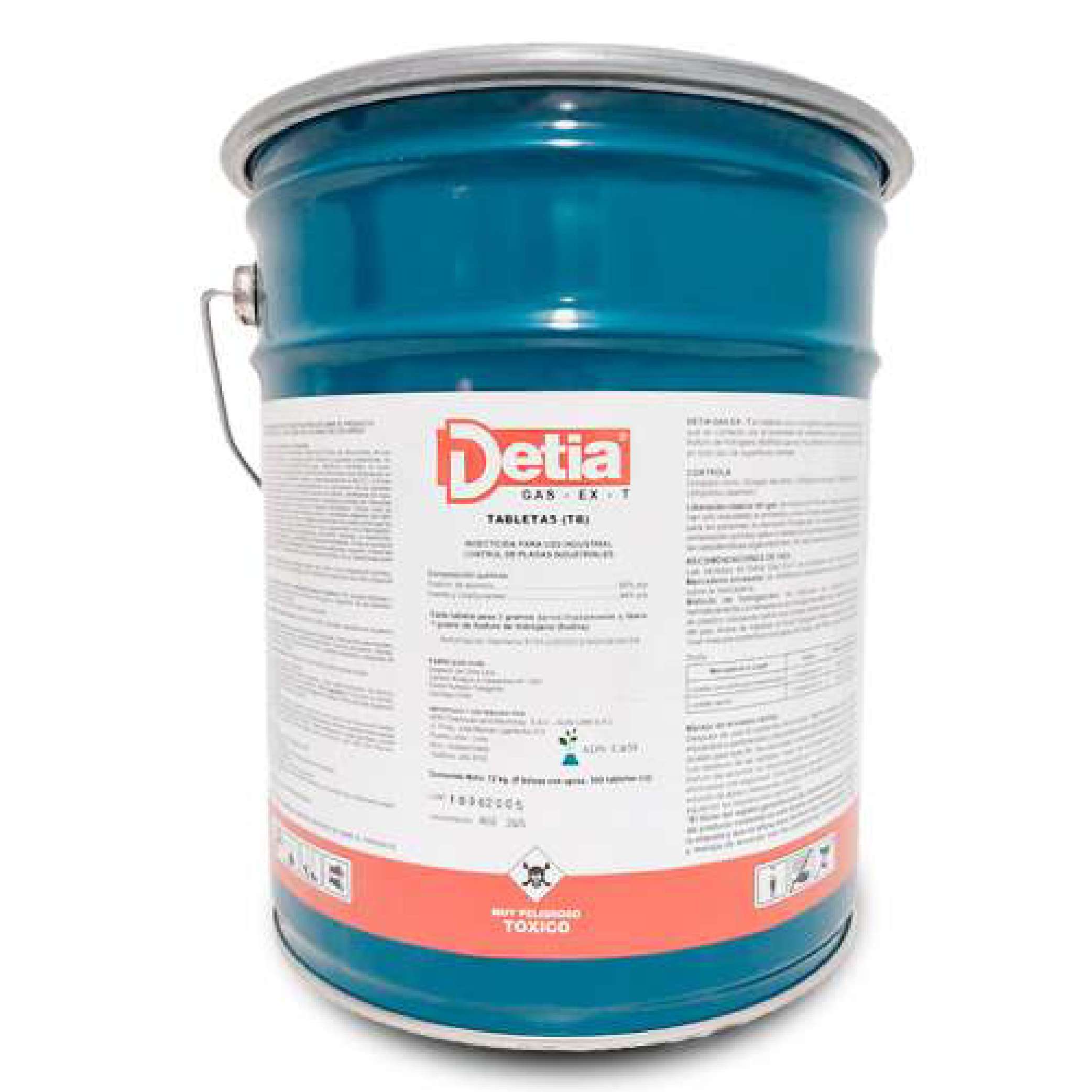 DETIA GAS LATA POR 12 KG (08 BOLSAS DE 500 TABLETAS) / INSECTICIDA ...